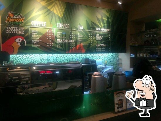 Menu at Café Amazon cafe, Bangkok, RHV8+MQ4