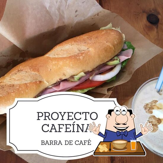 Menu at Proyecto Cafeina MID, Merida