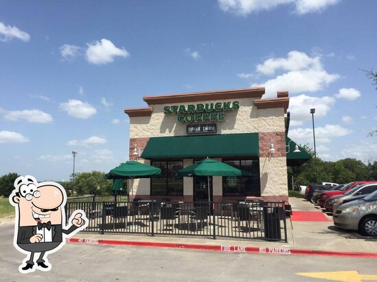 Menu at Starbucks cafe, Benbrook, Benbrook Blvd