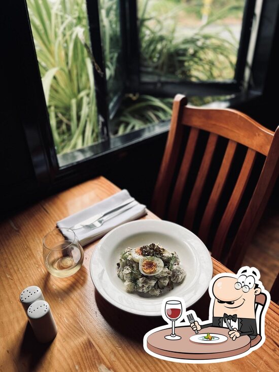 Menu at The Ōkato restaurant, Okato