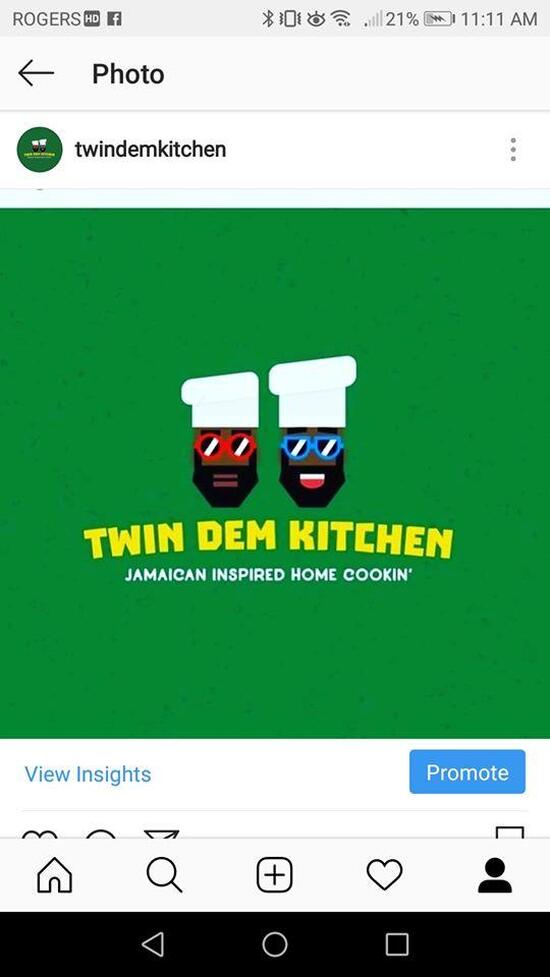 Menu at Twin Dem Kitchen restaurant, London