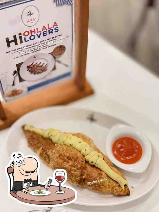 Menu at OHLALA cafe, Jakarta, Kota Kasablanka