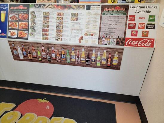 Menu at Megatoppers Pizza Joint pizzeria, Bullhead City