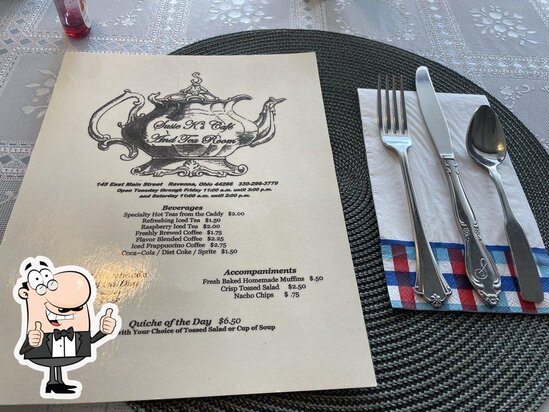 Menu at Susie K's Cafe & Tea Room, Ravenna