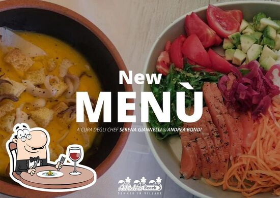 Menu of Aloha Beach, Marina Romea - italian restaurant reviews and ratings