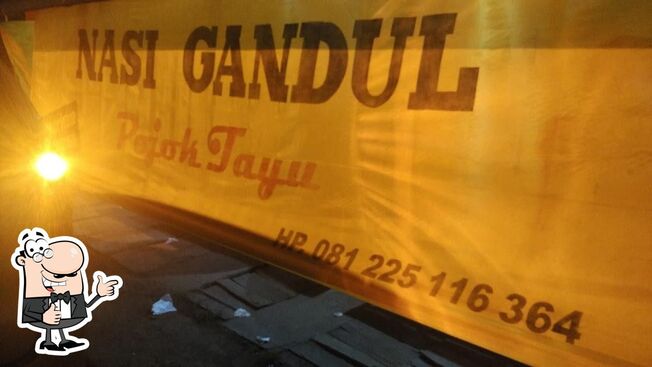 Menu at Nasi Gandul "Pojok" Tayu restaurant, Indonesia