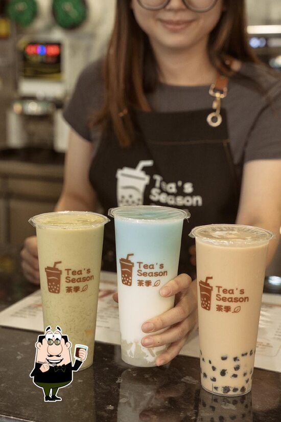 Menu em Tea's Season Bubble Tea café, Lisboa