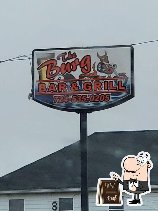 Menu at The Burg Bar & Grill, West Pittsburg