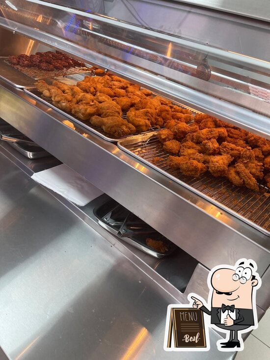 Menu at Morley’s Fried chicken restaurant, Bromley