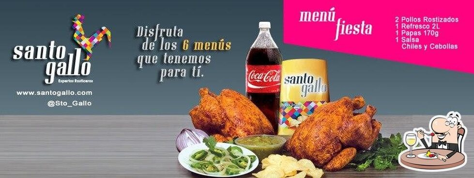 Menu at Santo Gallo Rosticerias restaurant, Naucalpan