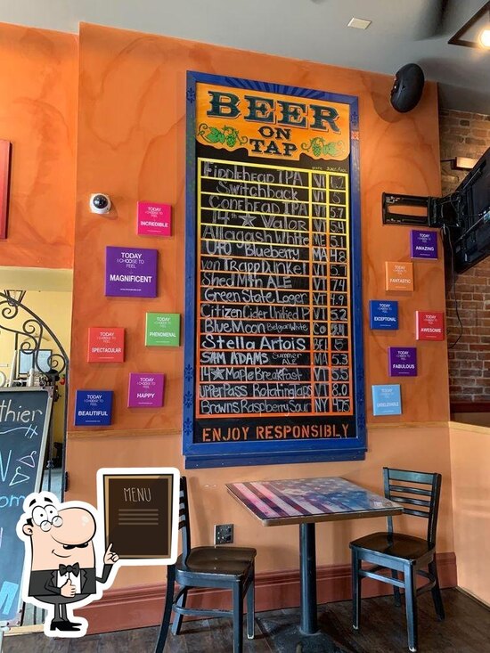 Menu at Twiggs American Gastropub, Saint Albans City