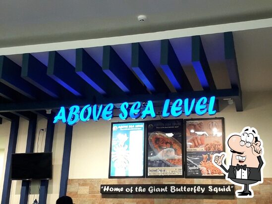 Menu at Above Sea Level restaurant, Legazpi City