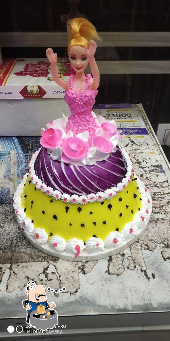 Menu at Baba Cake Shop, India