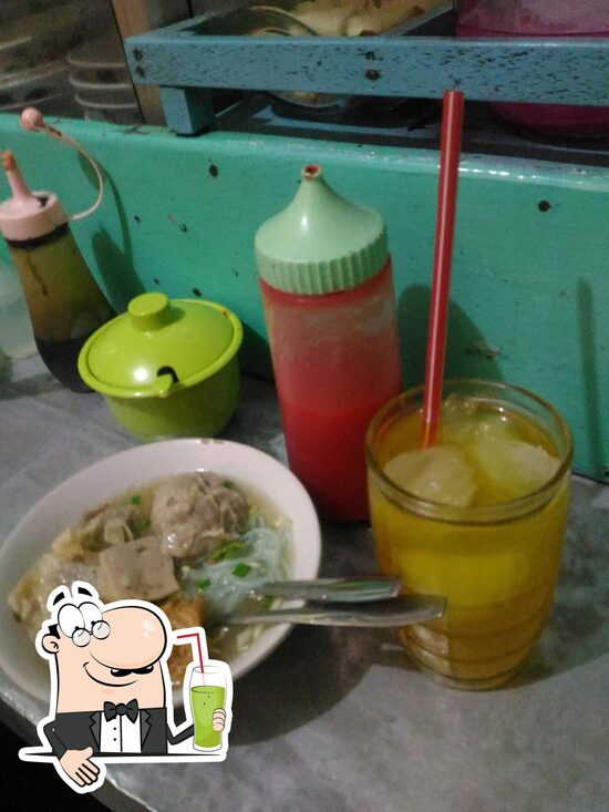Menu at Bakso Sederhana Pak Beki restaurant, Surabaya