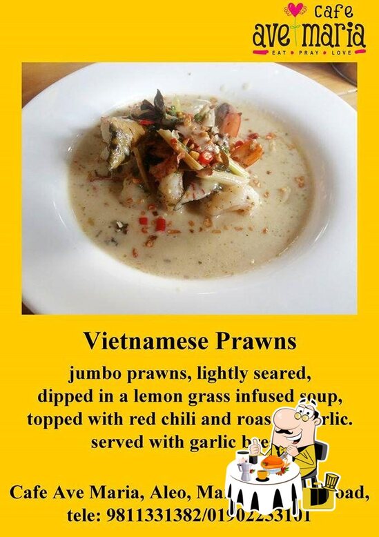 Cafe Ave Maria - Restaurant menu, prices and reviews