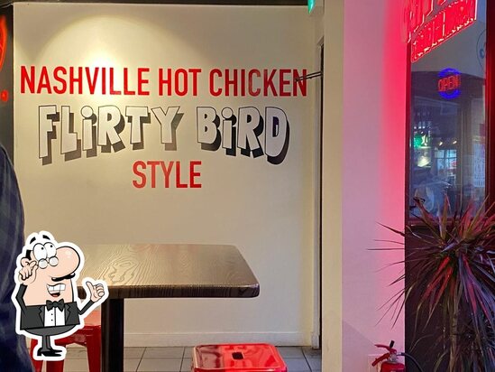 Menu at Flirty Bird Nashville Hot Chicken restaurant, Calgary, 4 St SW