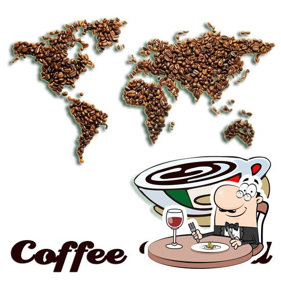 Menu at Coffee World, Veria