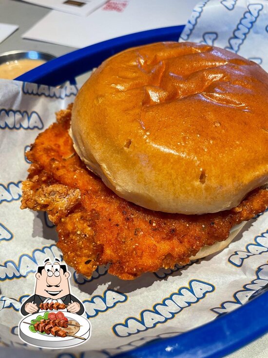 Menu at Manna restaurant, London, 103-105 New Oxford St