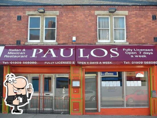 Menu at Paulos Restaurant, Dinnington