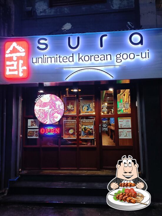 Menu at SURA UNLIMITED KOREAN GOO-UI restaurant, Manila
