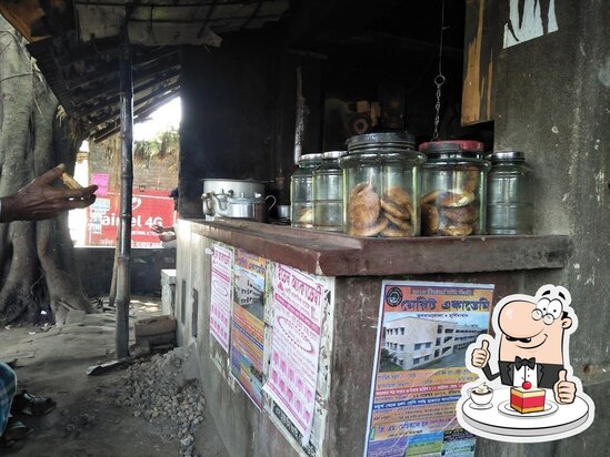 Menu at Tea Stall, Bhagwangola, 88P3+C9P
