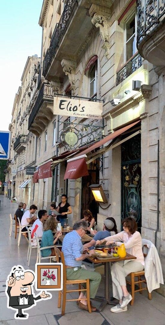 Menu at Elio's Ristorante restaurant, Bordeaux