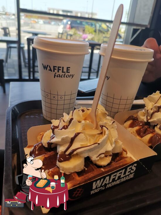 Menu at Waffle Factory restaurant, Reichstett