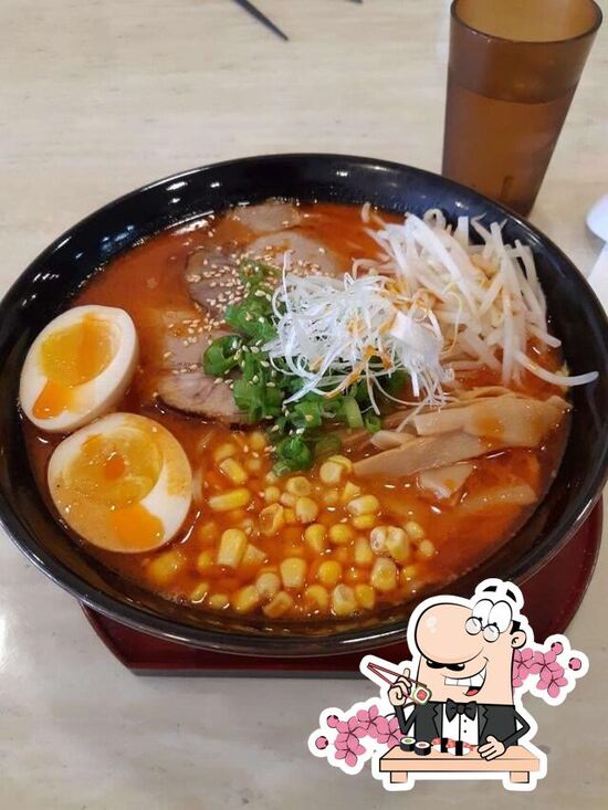 Menu at Ramen Kobo restaurant, Richmond