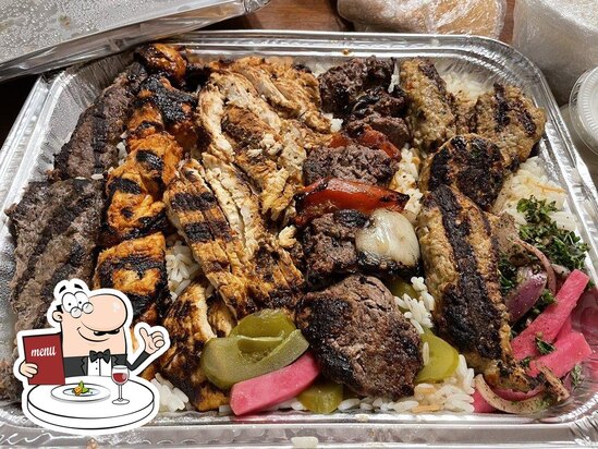 Menu at Boff's Middle Eastern Cuisine restaurant, Warren