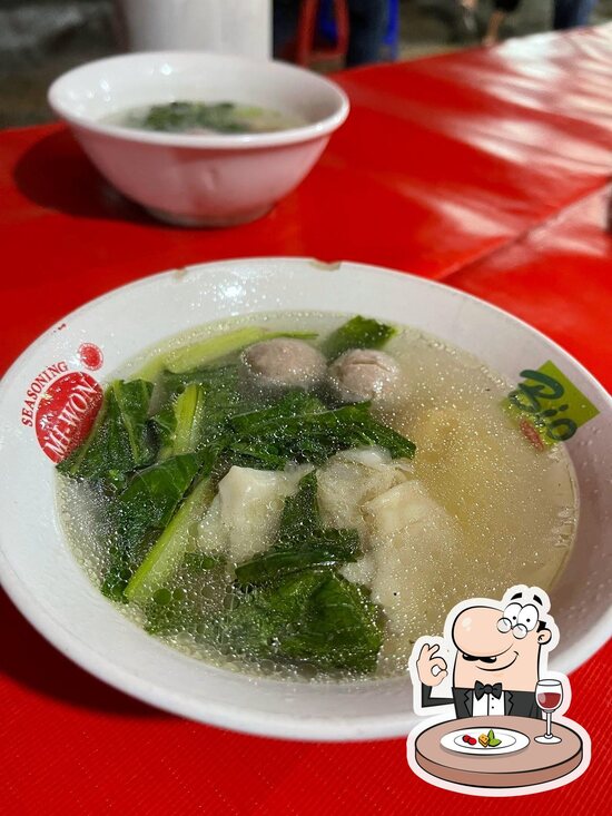 Menu at Bakmi Roxi Sabang restaurant, Central Jakarta