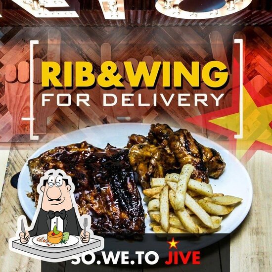 Menu at Soweto Jive restaurant, Empangeni