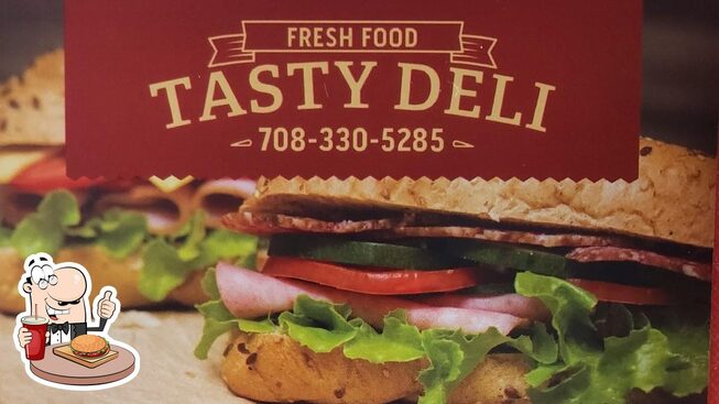 Menu at Tasty deli restaurant, Justice