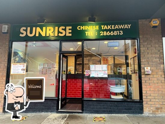 Menu at Sunrise Chinese Takeaway fast food, Leeds, 153 Moorgate Rd