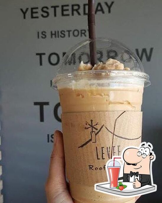 Menu at Levee rooftop cafe’, Khlong Yong