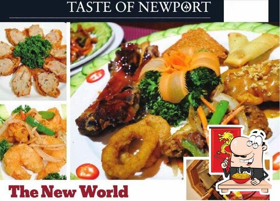 Carta de New World Chinese Restaurant & Take Away, Newport