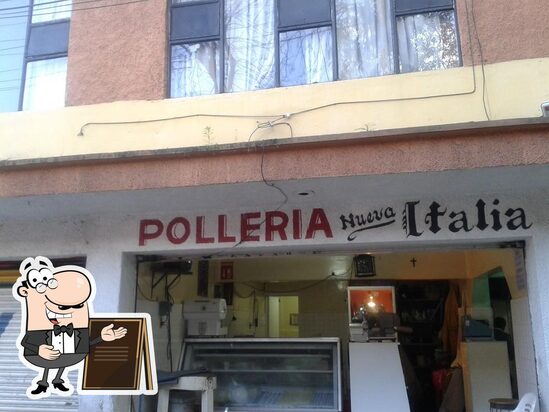 Menu at Pollería Nueva Italia restaurant, Mexico