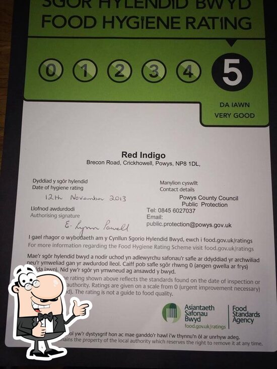 Red Indigo, 10 Castle St in Hay-on-Wye - Restaurant menu and reviews