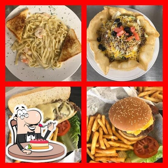 Menu at The Flame Diner restaurant, California