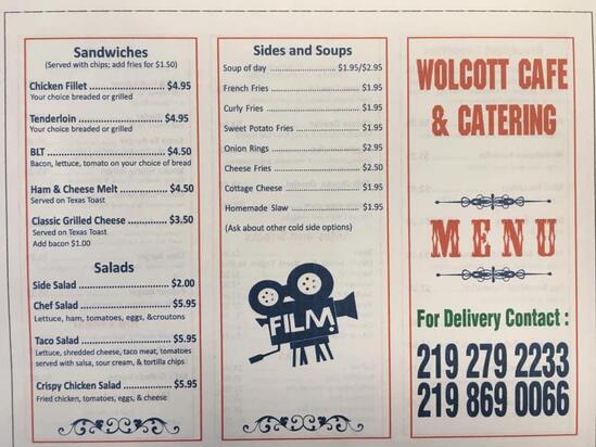 Wolcott Cafe & Catering in Wolcott - Restaurant menu and reviews