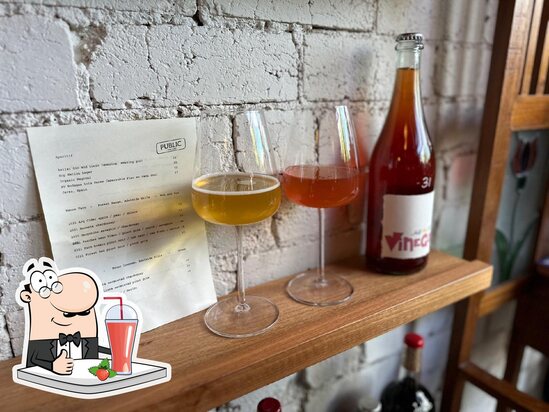 Menu at Public Wine Shop, Fitzroy North