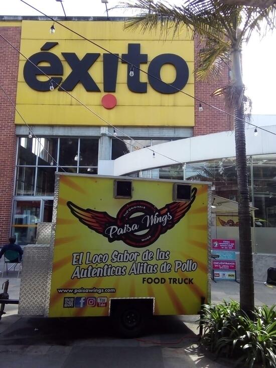 Carta del restaurante Paisa Wings Éxito Colina, Bogotá
