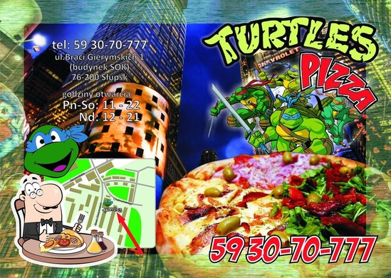Menu at TURTLES Pizza pizzeria, Slupsk