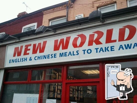 Menu at New World restaurant, Wallasey