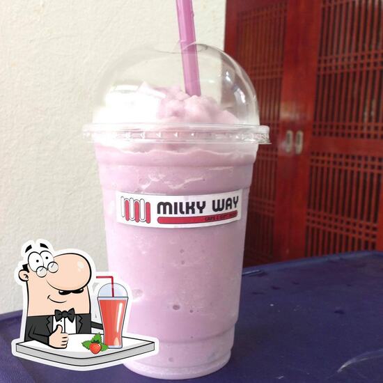 Menu at Milky Way Cafe, Bangkok