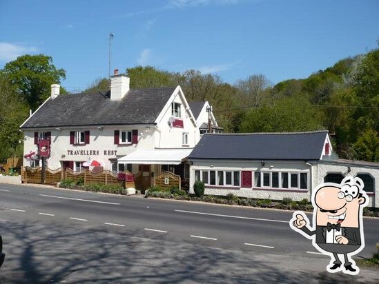 Menu at The Travellers Rest pub & bar, Whitestone, Tedburn Rd