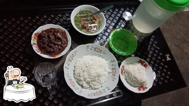 Menu at Daniel Manalu. Khas Batak restaurant, Indonesia