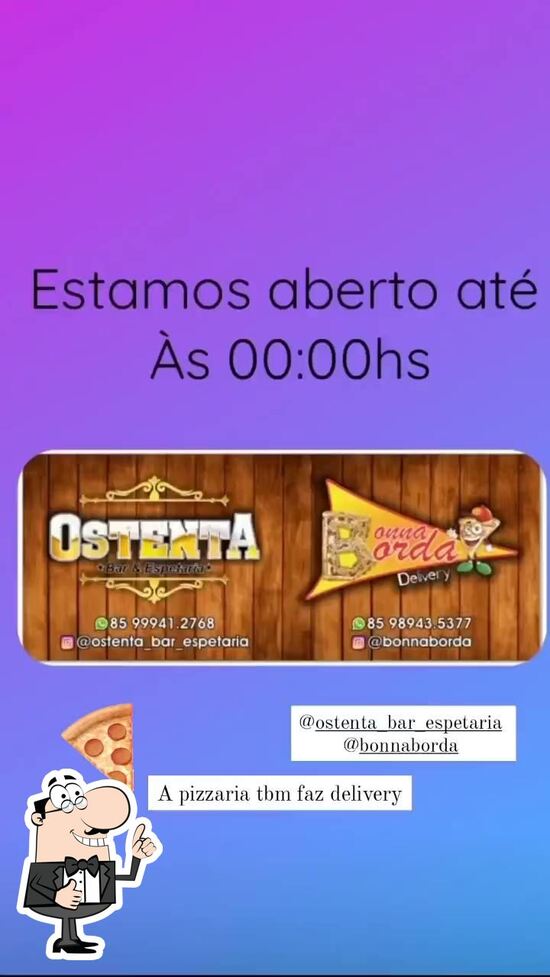 Carta de Ostenta Bar e Espetaria, Fortaleza