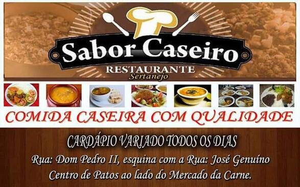 Menu at Restaurante Sabor Caseiro, Patos