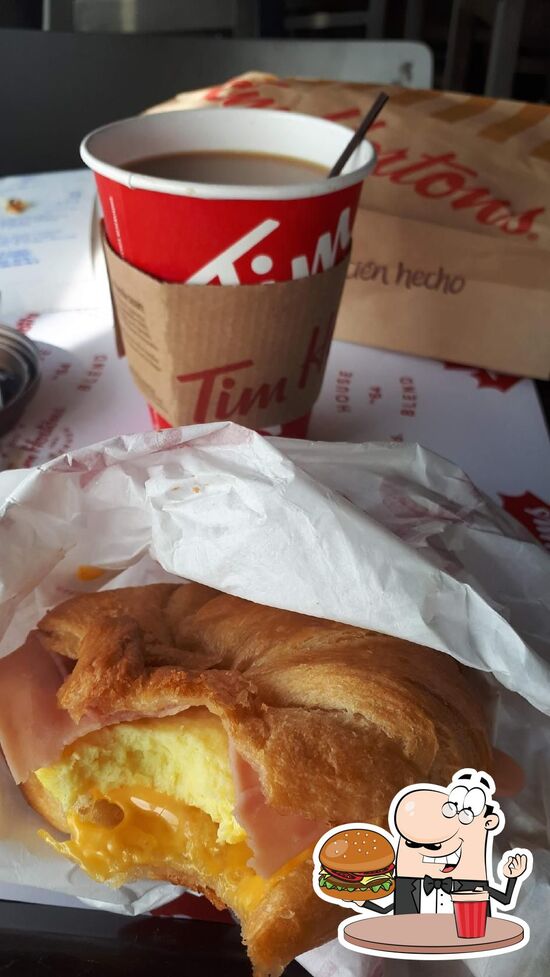 Menu at Tim Hortons cafe, Monterrey