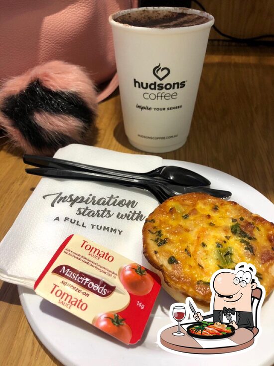 Menu at Hudsons Coffee, Mascot, Domestic Terminal 2